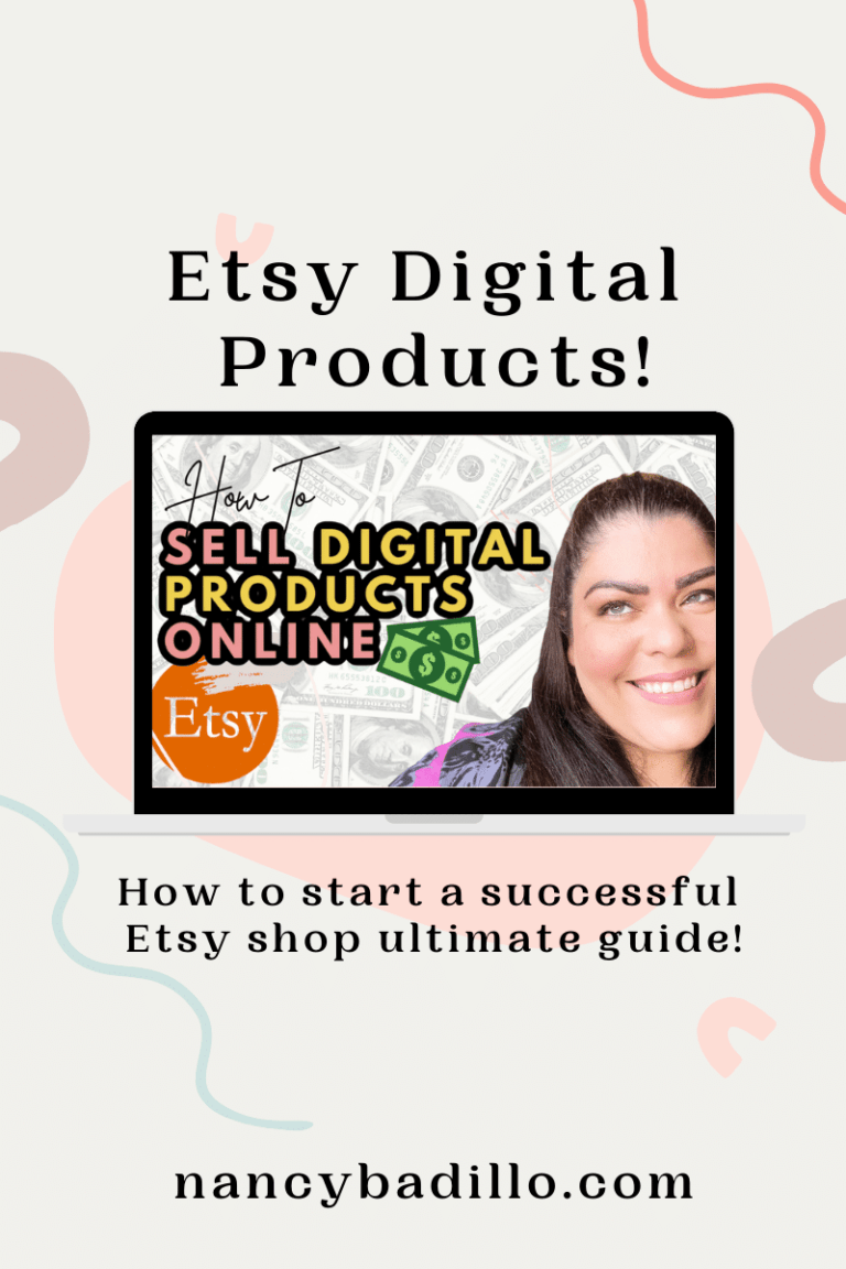 Etsy Digital Products - Nancy Badillo