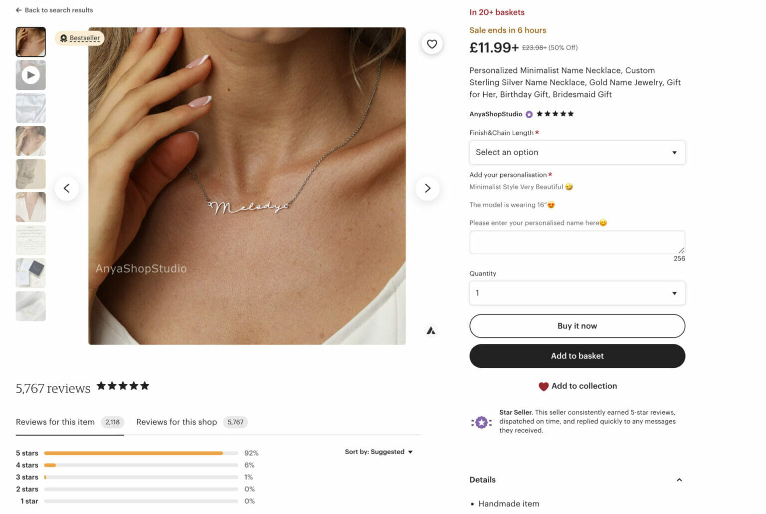 How To Ask Customers For A Review On Etsy (With Real Examples) - Nancy Badillo