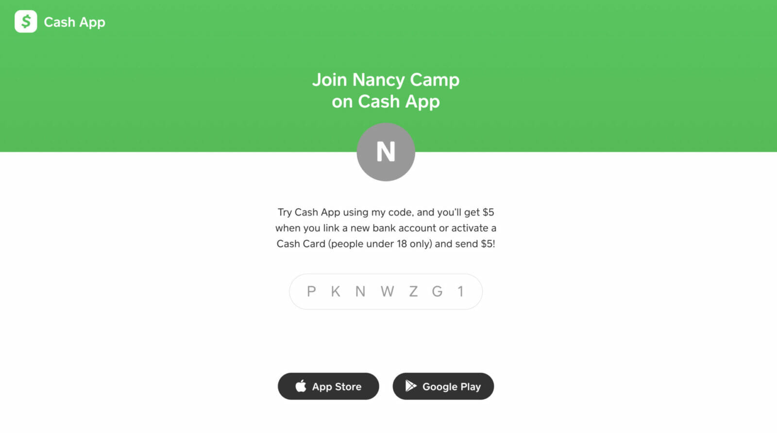 Cash App Referral Code - Nancy Badillo